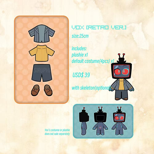 In stock Retro Val & Vox Plushies – StarrToy