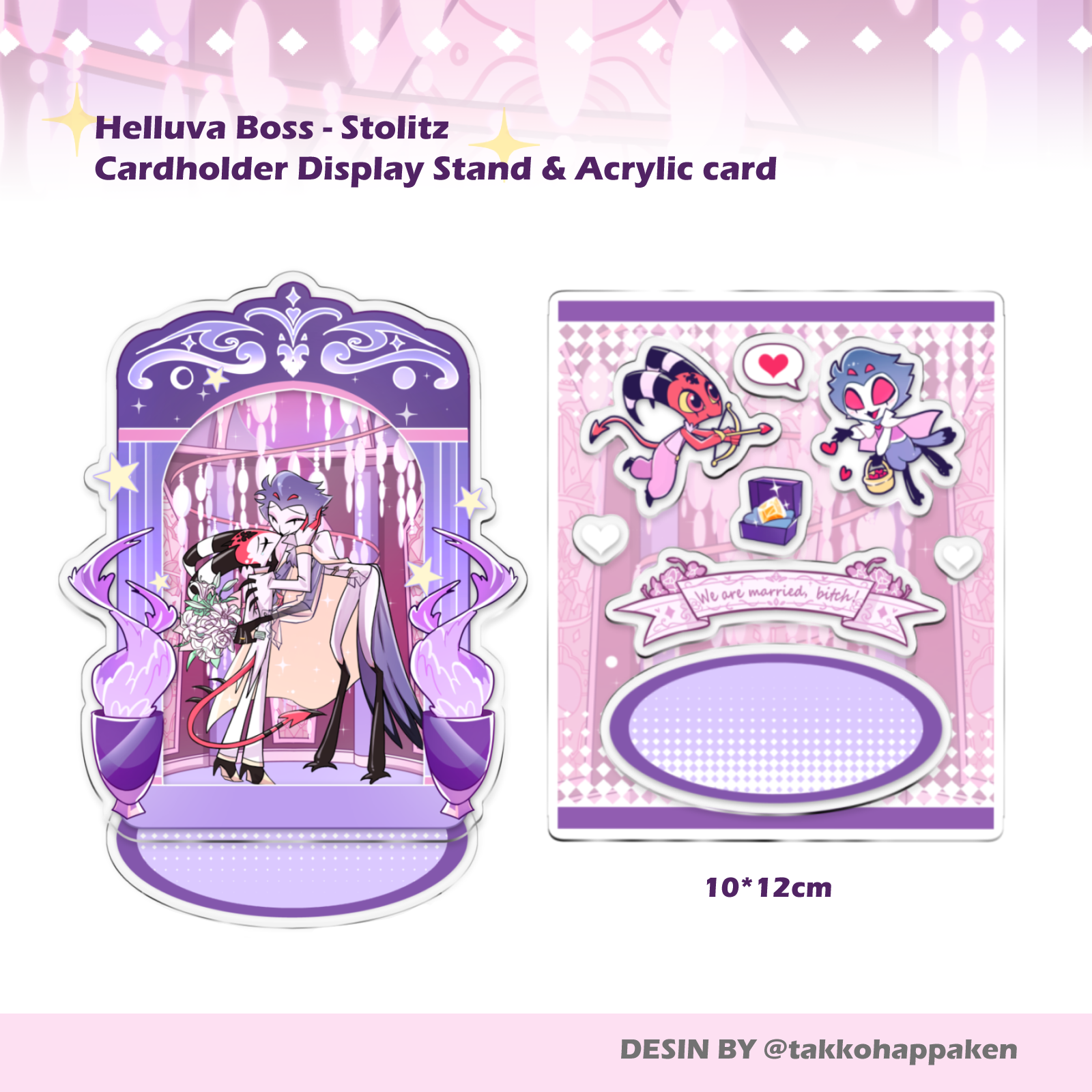 [Pre-order]-Helluva Boss -Stolitz Cardholder Display Stand – StarrToy