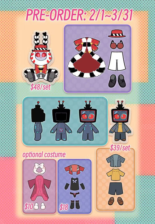 Pre-order Retro Val & Vox Plushies – StarrToy