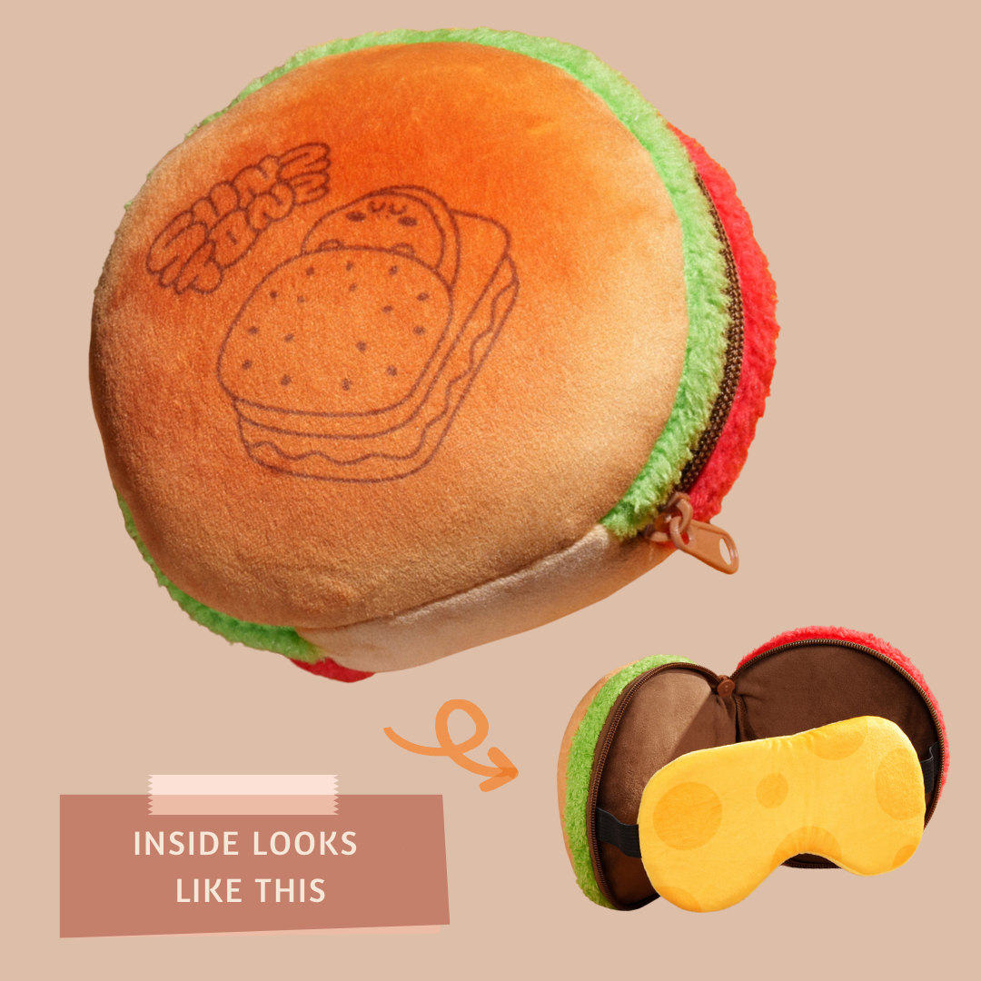 SUNZ TONZ Foodie Eye Mask and Mini Pillow 2-in-1 – StarrToy