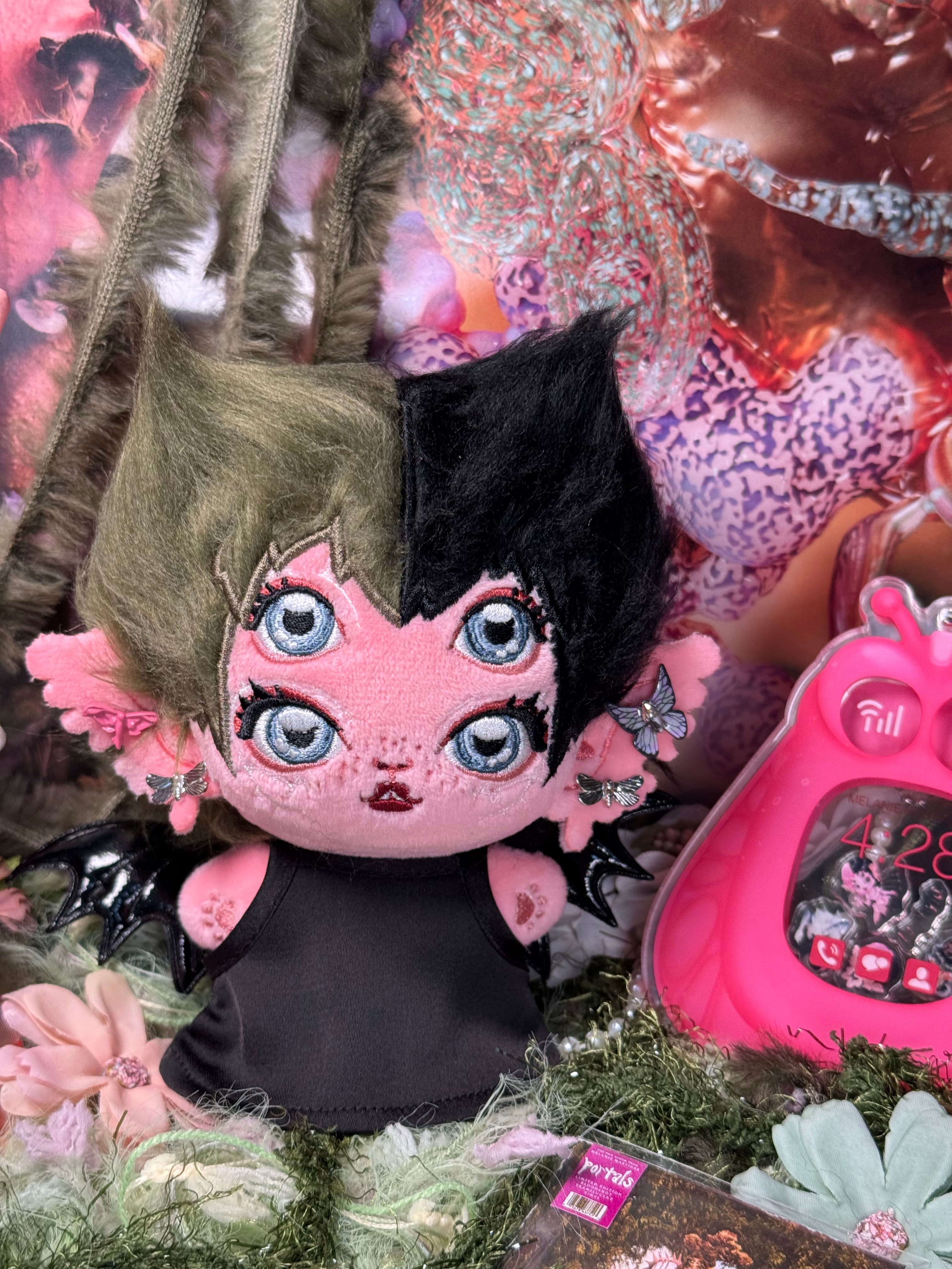 [In-stock]10cm green hair evil plush doll – StarrToy