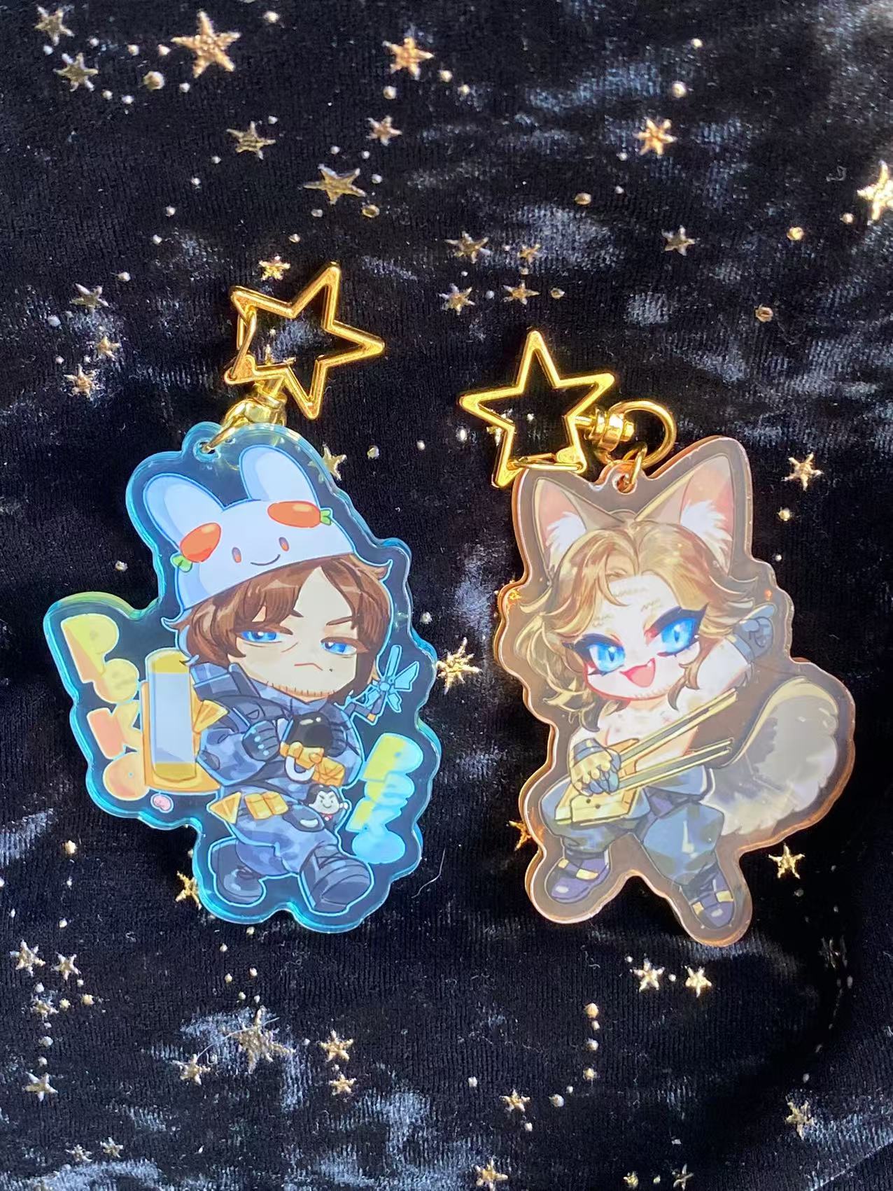 Sam & Higgs Acrylic Keychain – StarrToy