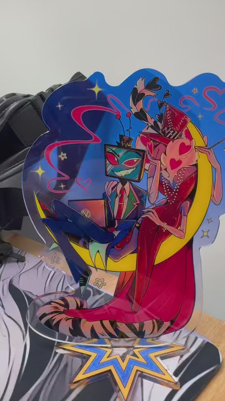 [Pre-order] StaticMoth: «Moon Lovers» standee 💫 – StarrToy