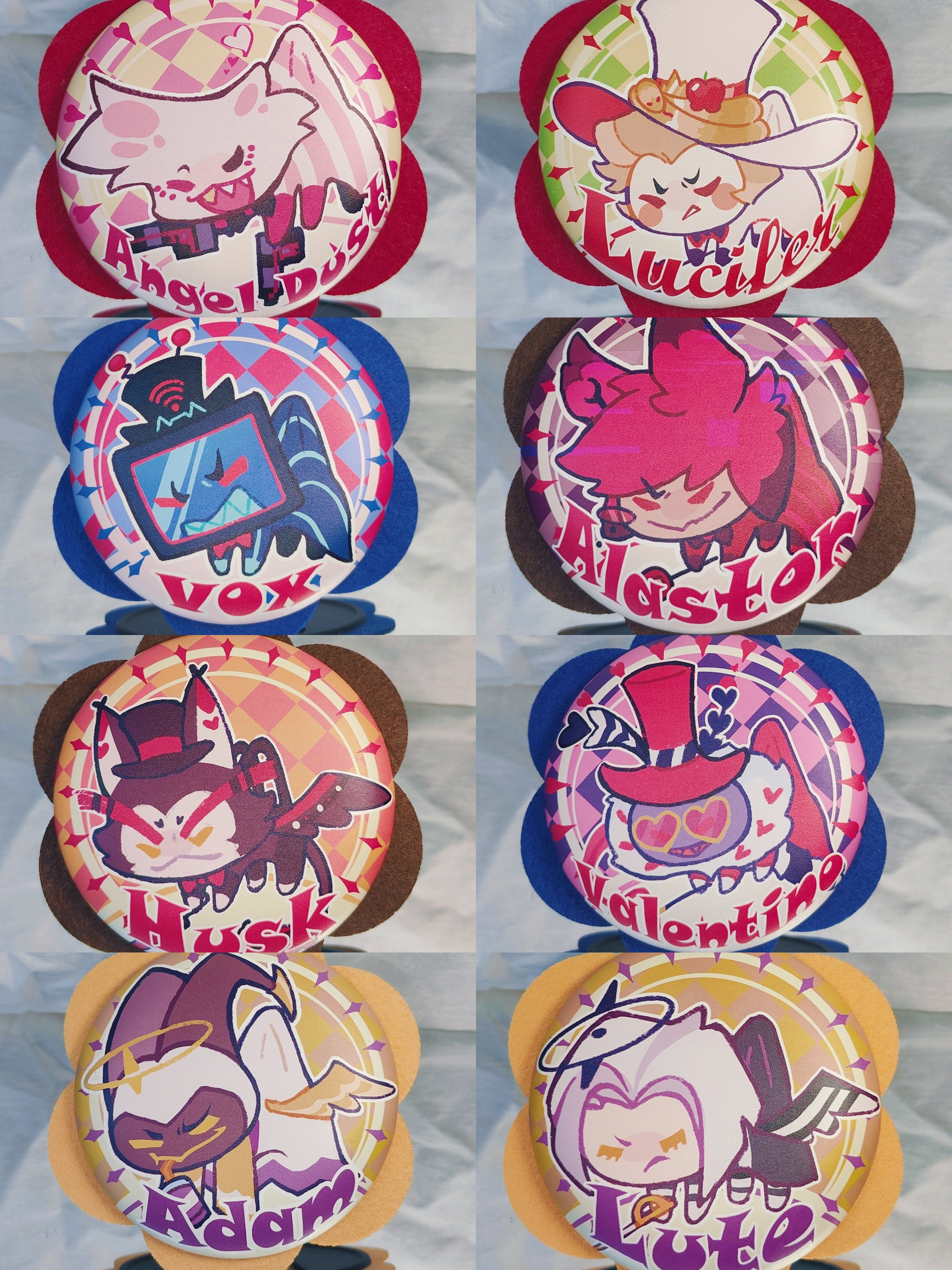 [Instock] ChiBi A Felt-Trimmed PU Leather Pin – StarrToy